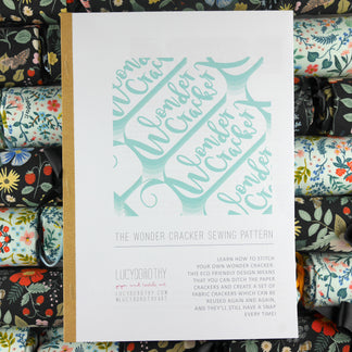 The Wonder Cracker Sewing Pattern - stitch your own Christmas Crackers ...